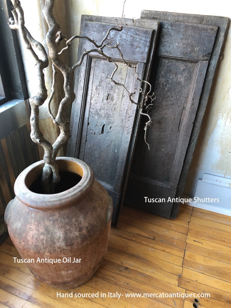Tuscan Antique Window Shutters