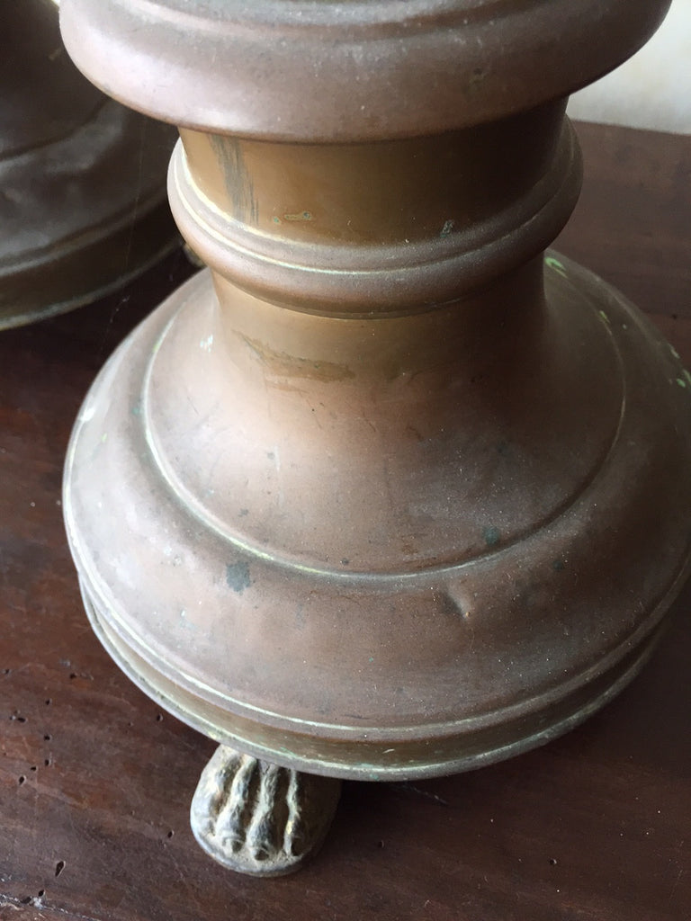 Pair of Italian Antique Church Altar Sticks - Mercato Antiques - 6