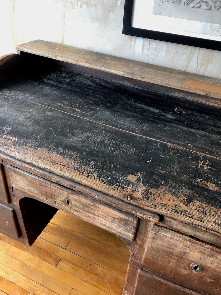 (SOLD)Rustic Tuscan Desk
