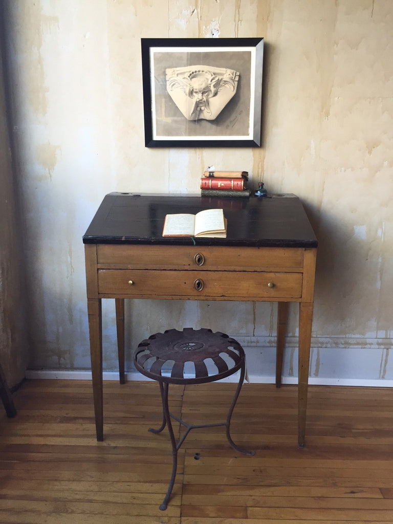 Small Italian Antique Writing Desk - Mercato Antiques - 3