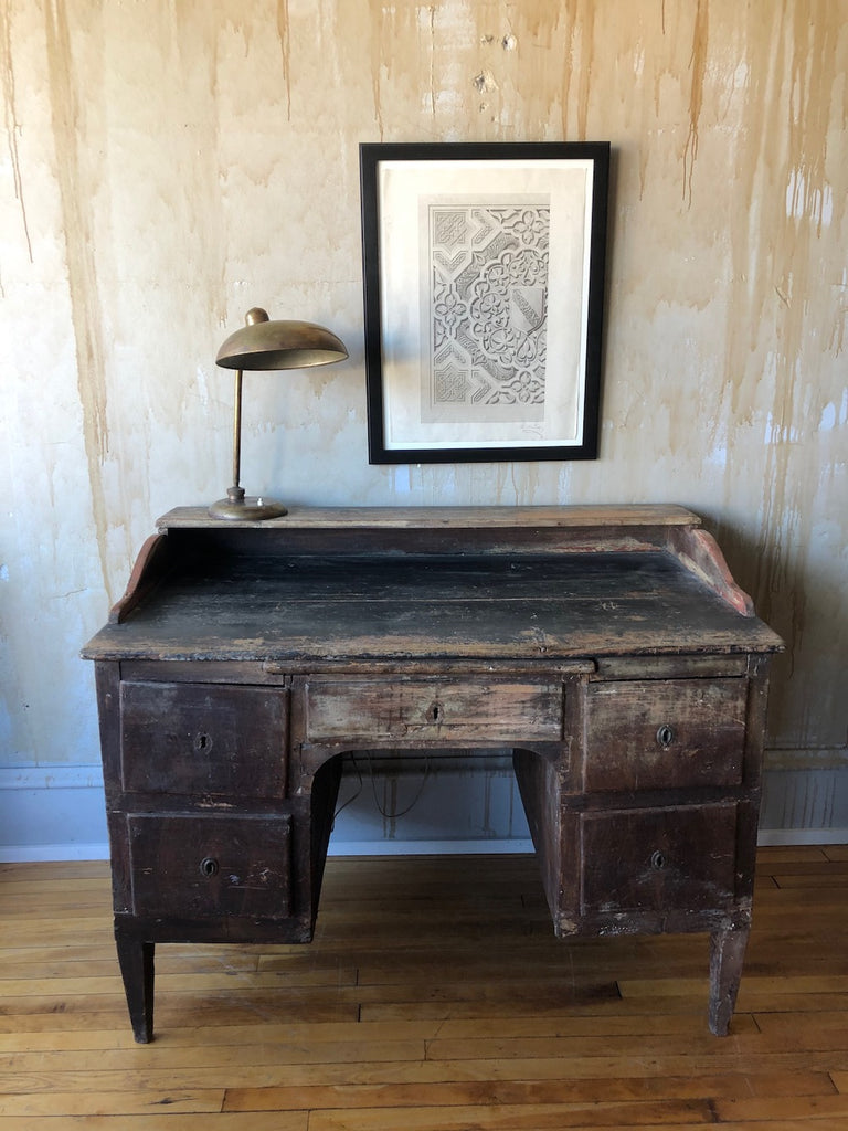 (SOLD)Rustic Tuscan Desk