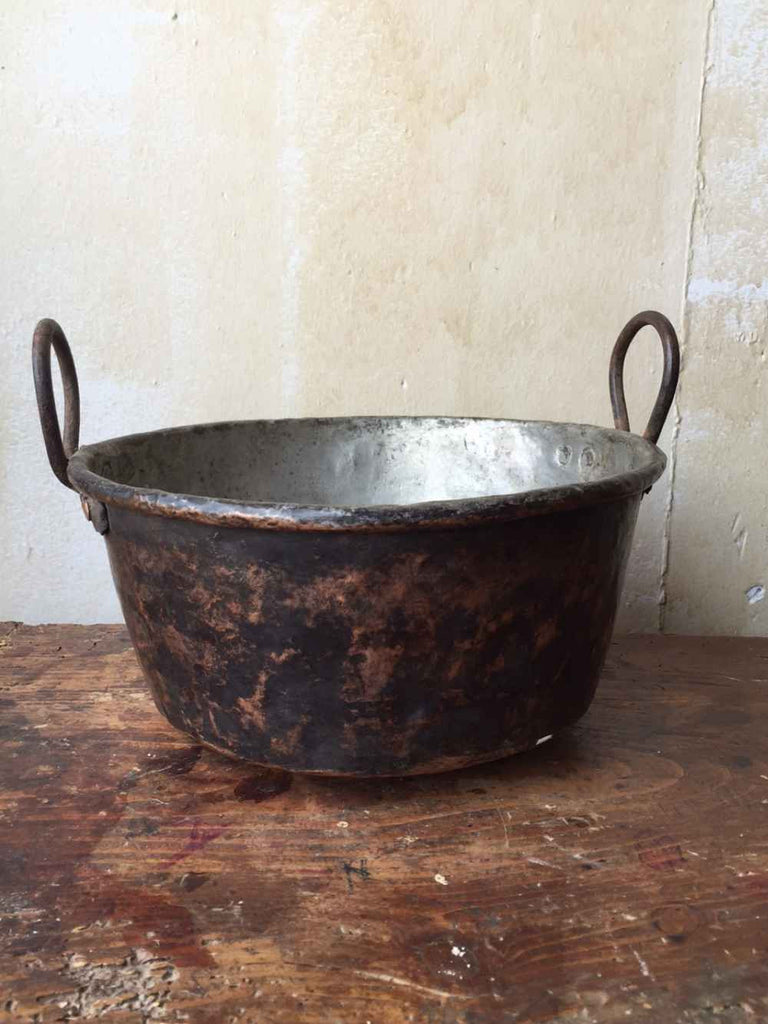 Small Italian Antique Copper Pot - Mercato Antiques - 2
