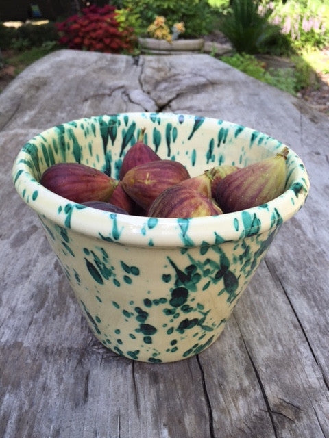 Italian Splatterware Bowl - Large - Mercato Antiques